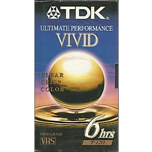 Ultimate performance T-120 VHS Blank 2-Pack by TDK