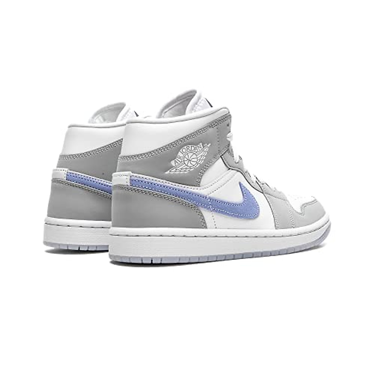 Jordan Womens WMNS Air Jordan 1 Mid BQ6472 105 Grey Blue - Size 9W