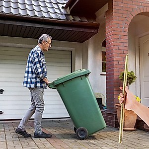 Yardwe 1pc Trash Can Spare Parts Outdoor Trashcan Trash Can Outdoor Outside Trash Can Outdoor Trash Can Trash Can Wheels Vessel Tools Garbage Can Trash Can Wheel Shaft Knives Lathe Steel