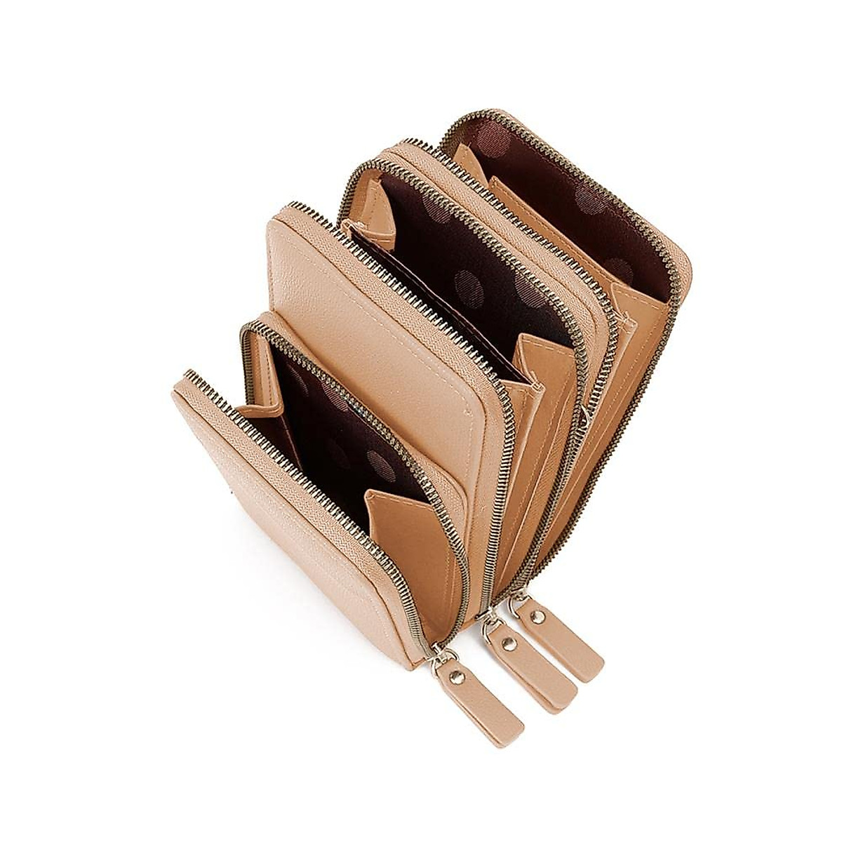 Small Crossbody Cell Phone Purse for Women Mini Messenger Shoulder Summer Leather Travel Ladies Handbag Wallet with Credit Card Slots