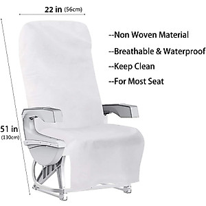 MBETA Disposable Aircraft Business Class seat Cover high-Speed Rail Disposable seat Cover Non-Woven car seat Cover Chair Cushion