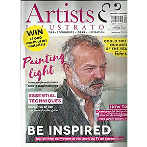 ARTISTS ILLUSTRATOR MAGAZINE, SEPTEMBER, 2017 ISSUE, 382 PAINTING LIGHT