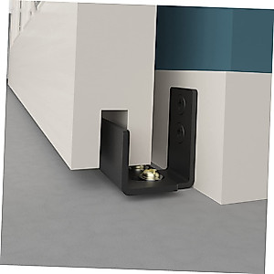 jojofuny 2pcs Barn Door Floor Stopper Wall Mount Sliding Door Install Floor Guide for Barn Door