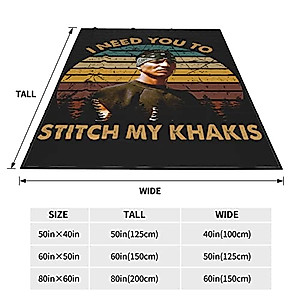 Blood in Blood Out Fleece Blankets Warm Folding Blanket Bedspread for Sofa Dorm Travel 60"X50"