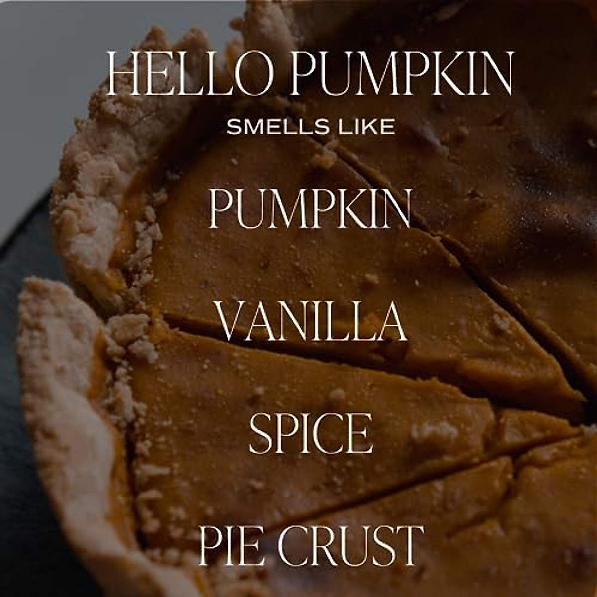 Sweet Water Decor Hello Pumpkin Soy Candle | Pumpkin | Warm Spices | Vanilla | Whipped Cream | Buttery Pie Crust Scented Candle for Home | 11oz White Jar Candle, 50+ Hour Burn Time, Made in the USA