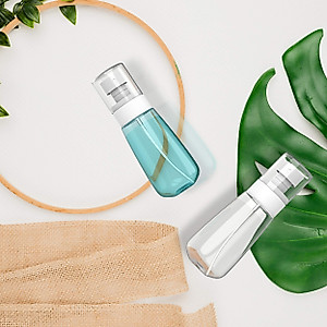 RELANOR Pack 2 Small Spray Bottle Travel Size 2oz/60ml - Fine Mist Mini Empty Spray Bottles - Leak Proof - for Toners, Face & Hair Mist