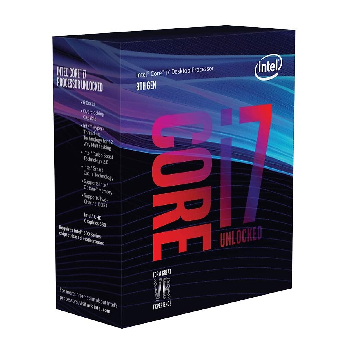 Intel Core I7-8700K I7 8700K 3.7 GHz Six-Core Twelve-Thread CPU Processor 12M 95W LGA 1151
