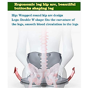 Orthopedic Seat Cushion and Lumbar Support Pillow for Office Chair Memory Foam Car Seat Cushion with Washable Cover Ergonomic Desk Chair Cushion,Gray