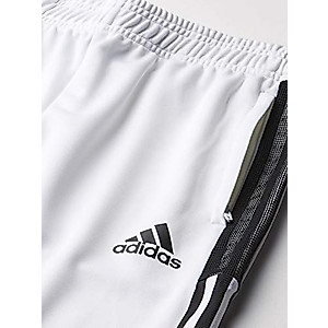 adidas Kids' Tiro Track Pants, White/Black, Medium