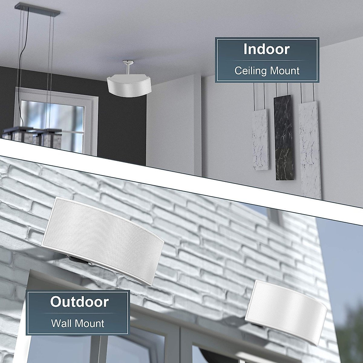 Wall Mount Brackets Compatible with Bose 161 Speaker and Bose Model 100 Speakers(White)