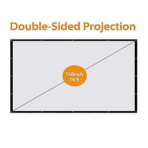 Goiaey Projection Screen Portable for Home Theater Outdoor Indoor Foldable Projector Movies Screens
