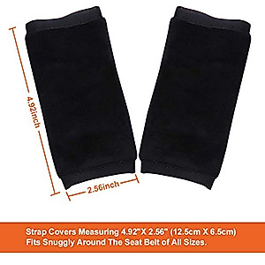 COOLBEBE Car Seat Straps Shoulder Pads for Baby Kids, Super Soft Seat Belt Covers for All Car Seats/Pushchair/Stroller/High Chair