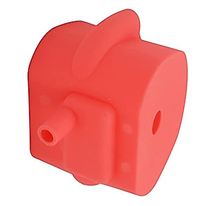 Oral Simulator Mannequin Head, Denist Simulator Manikin Phantom Head Replacement Skin Soft Silicone Removable Denist Model Accessory Red Skin Simulator for Denist Education