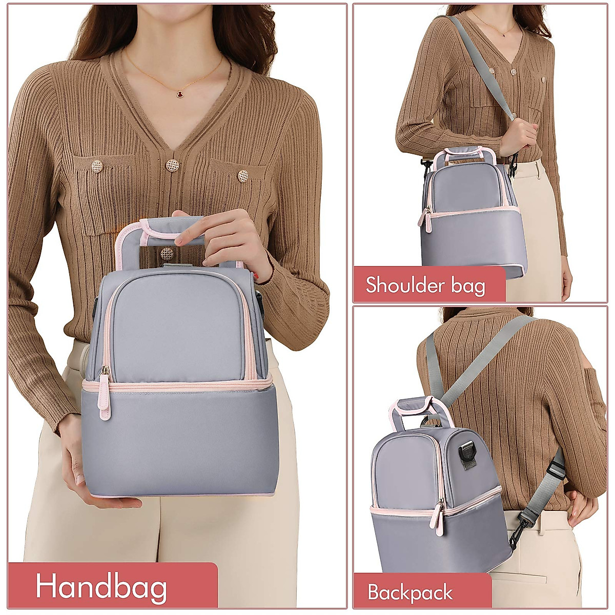 NCVI Breastmilk Cooler Bag and Baby Formula Dispenser