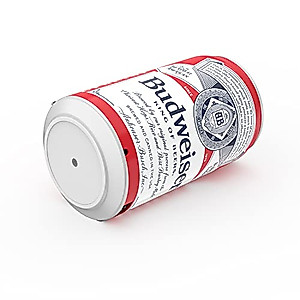 Budweiser Bluetooth Can Speaker Portable Wireless Audio Stereo Speaker Official Travel Music Player Outdoor Universal Music Box for All Devices Surround Sound System Red Bud