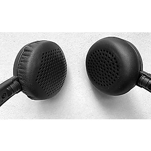 Maintenance Substitute Ear Pads Compatible with JVC HA-S20BT AHT-S28BT HA-S22W HA-S23W HA-S24W Headset Replacement Cushion (Black)