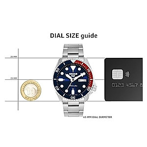 Seiko Men's Analogue Automatic Watch with Stainless Steel Strap SRPD53K1