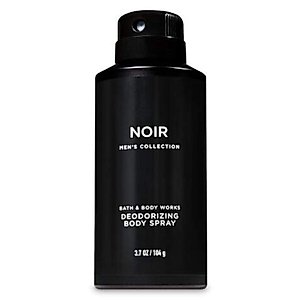 Bath and Body Works Signature Collection for Men Noir Deodorizing Body Spray