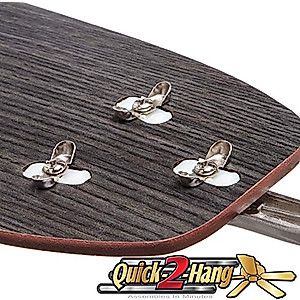 Honeywell Ceiling Fans Glen Alden, 52 Inch Classic Flush Mount Indoor LED Ceiling Fan with Light, Pull Chain, Quick-2-Hang Dual Finish Blades, Reversible Motor - 50517-01 (Oil Rubbed Bronze)