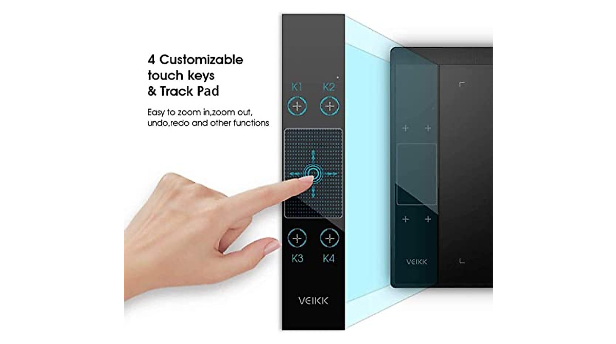 VEIKK A30 V2 Drawing Tablet - 10x6 Inch Graphics Tablet