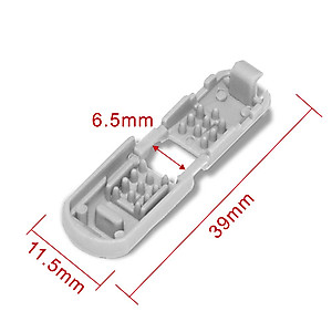 RJ-Sport 12 PCS Premium Nylon Shoe Lace End Clips, Zipper Pull Tabs