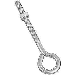 Stanley Hardware 221234 5/16" X 5" Zinc Plated Eye Bolt With Nut Assembled
