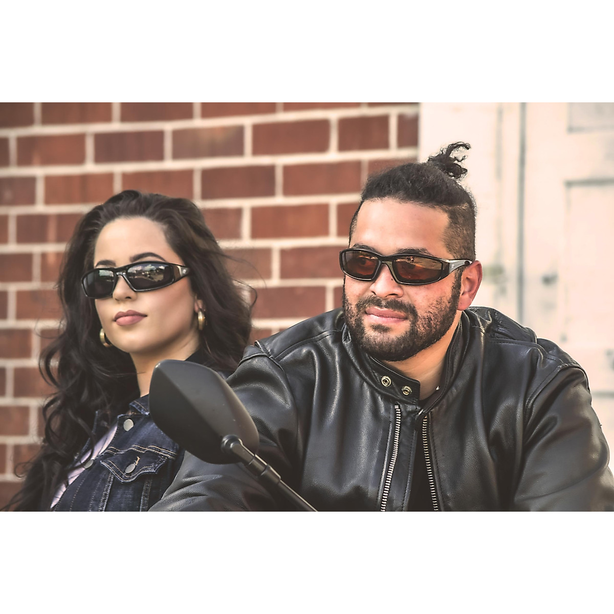 Birdz 3 Pairs of Padded Motorcycle Riding Glasses with Smoked, Clear & Yellow Lenses - Shatterproof Polycarbonate Lens, Maximum UV Protection, Scratch-Resistant Coating, Rubber Ear Pads