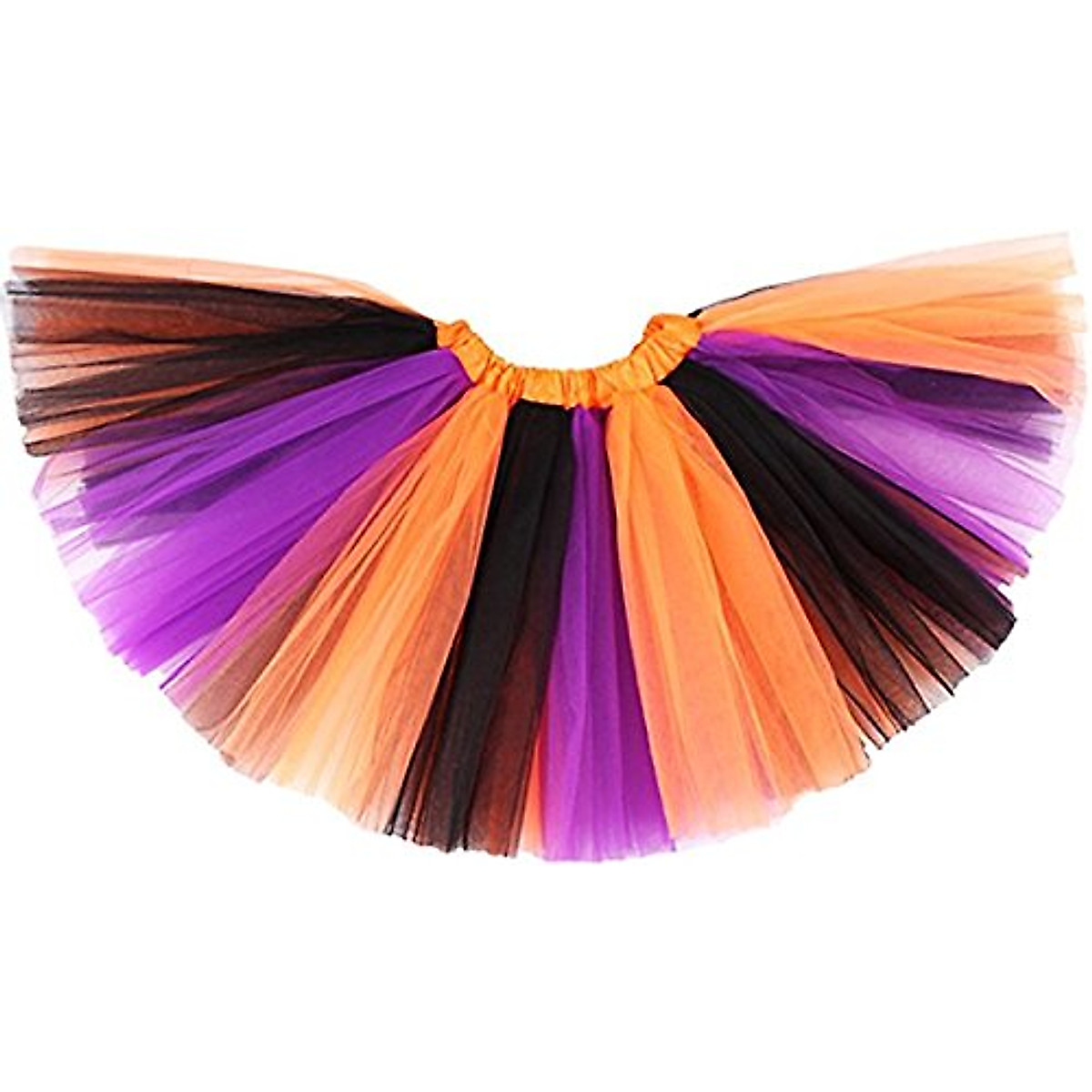 Charmed Halloween Orange, Black and Purple Tulle Each roll 6 inch by 25 Yards, 3 spools