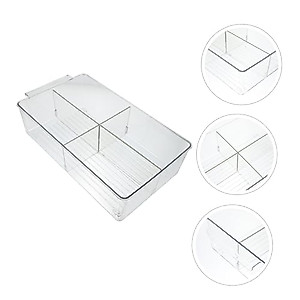 FELTECHELECTR Food Storage Containers Fridge Compartment Stacking Storage Box for Efficient and Neat Organization