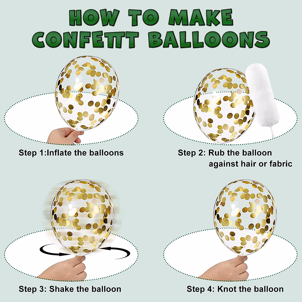 Green and Gold Balloon,57Pcs Green Gold Balloons Party Decorations 12in Dark green,metallic gold Latex Party Balloons for Birthday Decorations, Baby shower,Graduation,Jungle Party Decora