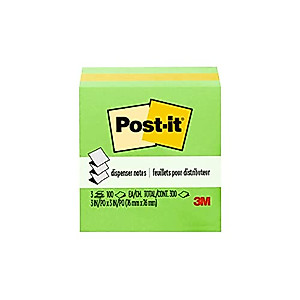 Post-it Pop-up Notes, 3x3 in, 3 Pads, America's #1 Favorite Sticky Notes, Floral Fantasy Collection, Bold Colors (Green, Yellow, Orange, Purple, Blue), Clean Removal, Recyclable (3301-3AU-FF)