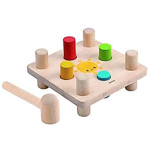 PlanToys (7142) Wooden Dollhouse Family Mom, Dad, Son, Daughter