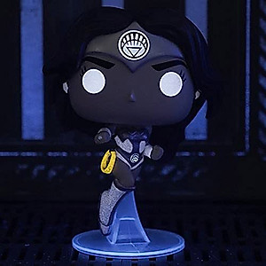 Wonder Woman 80th Anniversary White Lantern Glow-in-The-Dark Pop! Vinyl Figure - EE Exclusive - Bundled with Compatible Pop Box Protector