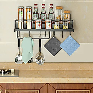 Kalsreui Trivets for Hot Dishes, Silicone Trivet Mat Hot Pads for Kitchen Pot Holder, Silicone Trivets for Hot Pots and Pans, Multi-Purpose Heat Resistant Silicone Trivet Mat for Tabletop Black Pack 6