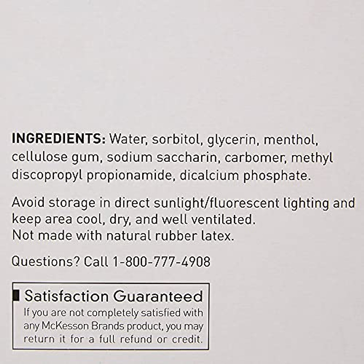 McKesson Oral Foam Swabs with Dentifrice, Gentle and Daily Oral Cleaning, Mint, 250 Count, 1 Pack