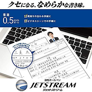 uni Jetstream 0.5 mm Ballpoint Multi Pen and 0.5 mm Pencil, Black Body (MSXE510005.24)