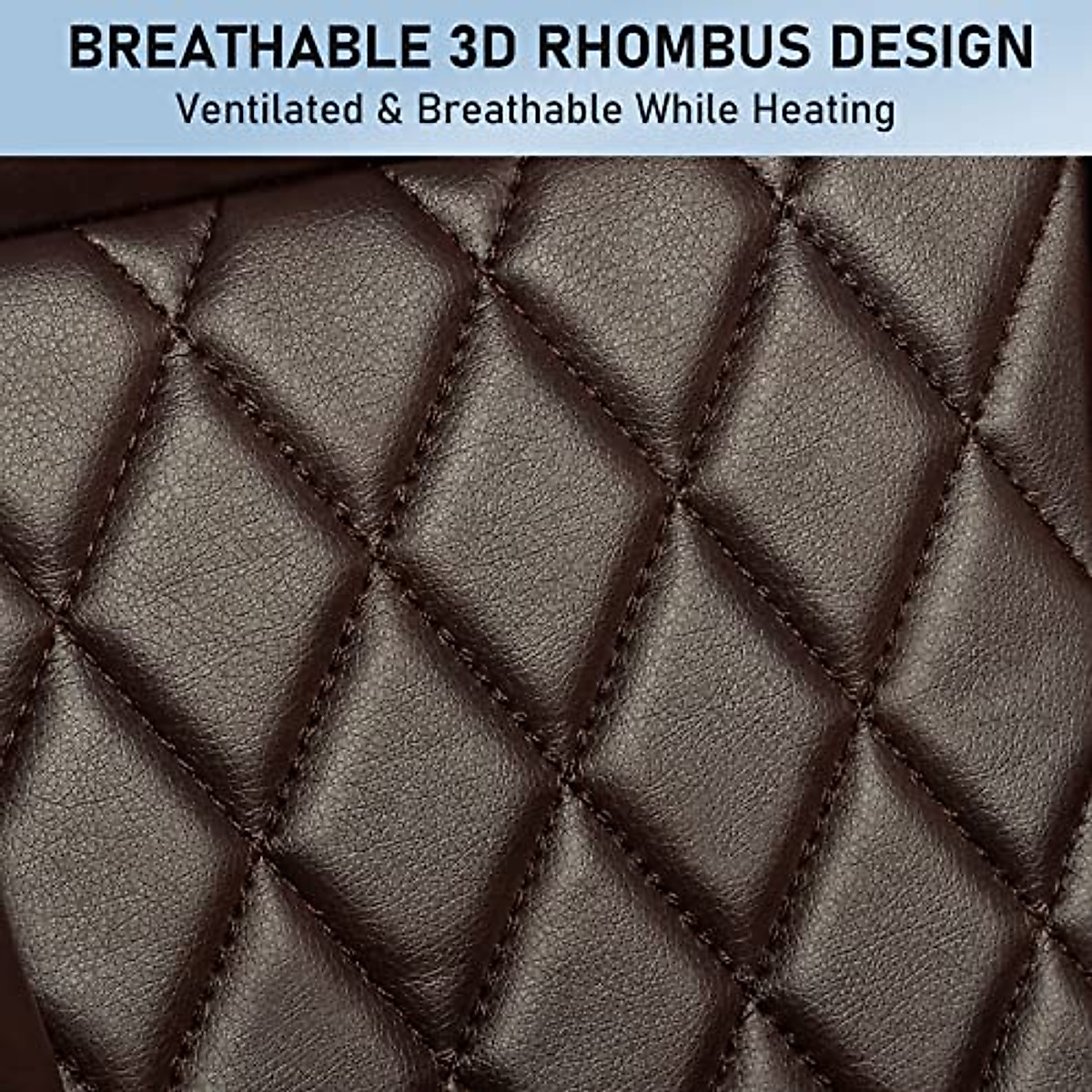 NOBLEMOOD Heating Massage Office Chair Ergonomic High Back Reclining Computer Chair Height Adjustable Swivel Executive Desk Chairs with Footrest and Lumbar Pillow