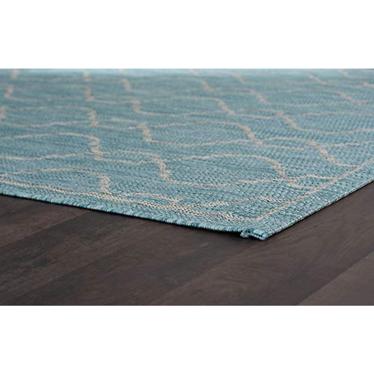 Universal Rugs Small 2x3 Indoor Outdoor Rugs for Patios Deck Porch Entryway - Transitional, Geometric Outside Area Rug Carpet for Entry Way