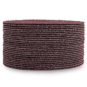 BHA Aluminum Oxide Resin Fiber Sanding and Grinding Discs, 5” x 7/8”, 24 Grit - 25 Pack