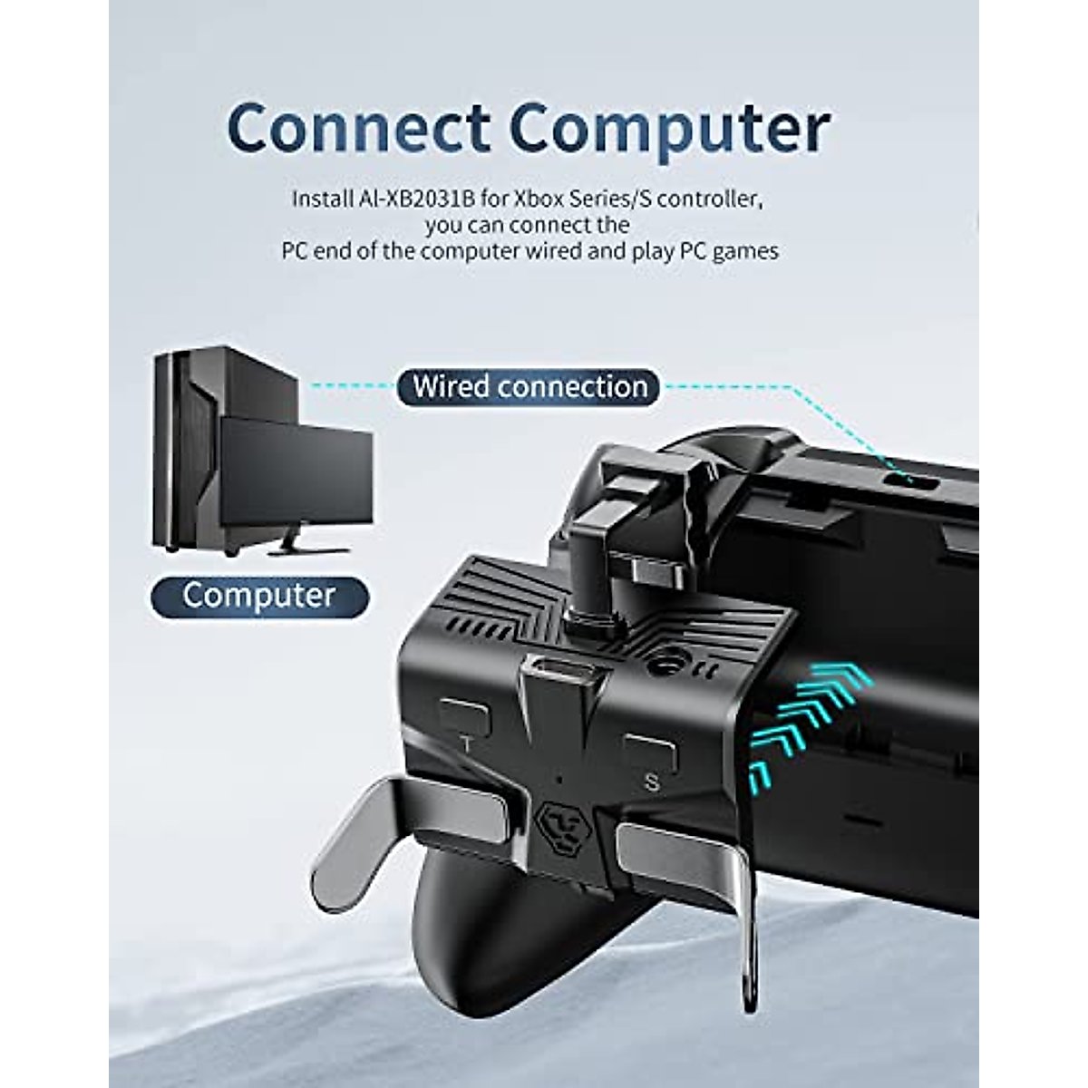 OLCLSS Paddles for Xbox Series X/S Controller (NOT for Xbox ONE S/X Controller), Strike Accessory for Xbox Series S/X Controller