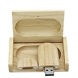 10PCS Maple Wood 2.0/3.0 USB Flash Drive with Wooden Box (3.0/16GB)