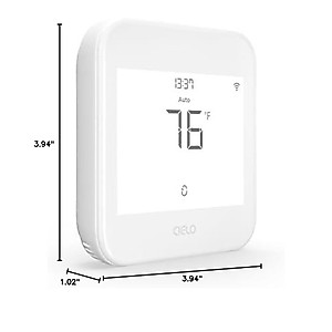Cielo Smart Thermostat Eco | Energy Star Certified Thermostat | Supports Conventional Systems up to (2H/2C) & Heat Pumps (4H/2C) | Free C-Wire Adapter in Box | NOT for Mini Split Systems | (White)