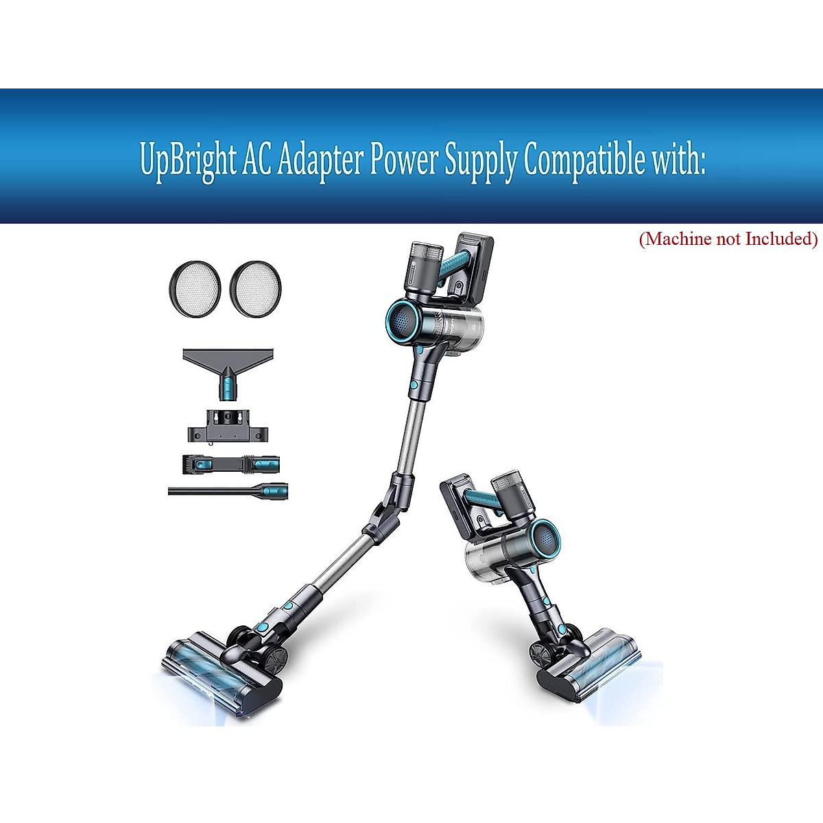 UpBright 31V AC/DC Adapter Compatible with Oraimo UltraCleaner S2 OSV-103 OSV103 25.9V 2500mAh Li-ion Battery 380W 27Kpa Lightweight Cordless Stick Vacuum Cleaner 31VDC 500mA Power Supply Cord Charger