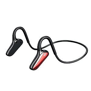 Vetitkima Wireless Headphones Bluetooth, Headset Wireless Conduction Non Ear Hanging Type Business Sports Stereo Headset Wireless Headset for Sports