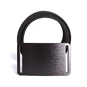 GRIP6 Classic Belt - 1.5-Inch Adjustable Nylon Belts - Versatile Lifestyle and Tactical Belt for Men and Women - Made in the USA (Black) *OLD SIZE*