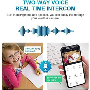 Temgofeau Light Bulb Camera Security Wireless, 2K 4.0MP PTZ Home Camera, Motion Auto Tracking, 360 Degree WiFi Smart Surveillance Cam with Motion Detection Alarm Night Vision(No Micro SD Card)
