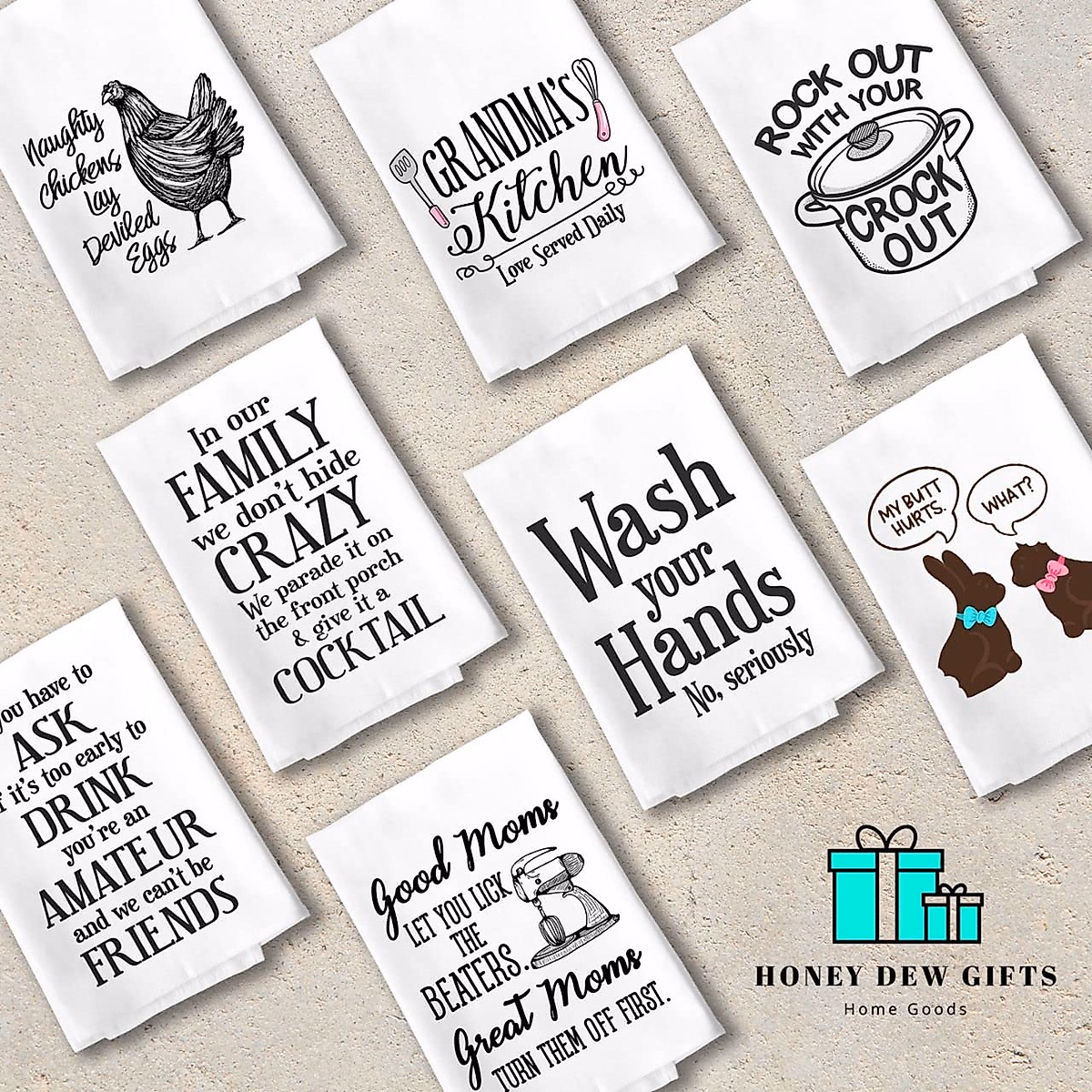 Honey Dew Gifts, Proud Parent of a Pitbull That is Sometimes an Asshole, Funny Pet Kitchen Towels, Absorbent Dog Themed Hand and Dish Towel