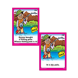 Super Duper Publications | Using His, Her, & Their Fun Deck Flash Cards | Educational Learning Resource for Children