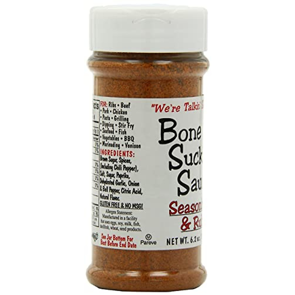 Bone Suckin' Sauce Bone Suckin' Original Seasoning and Rub, 5.8 Ounce