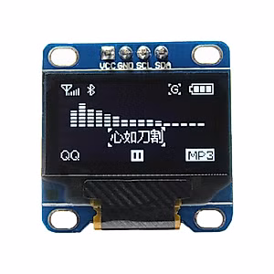 DIYmall 0.96" OLED Module I2C IIC Serial 128X64 OLED Display Module SSD1306 Driver for Arduino 51 MSP420 STIM32 SCR Raspberry PI (1pc X White)